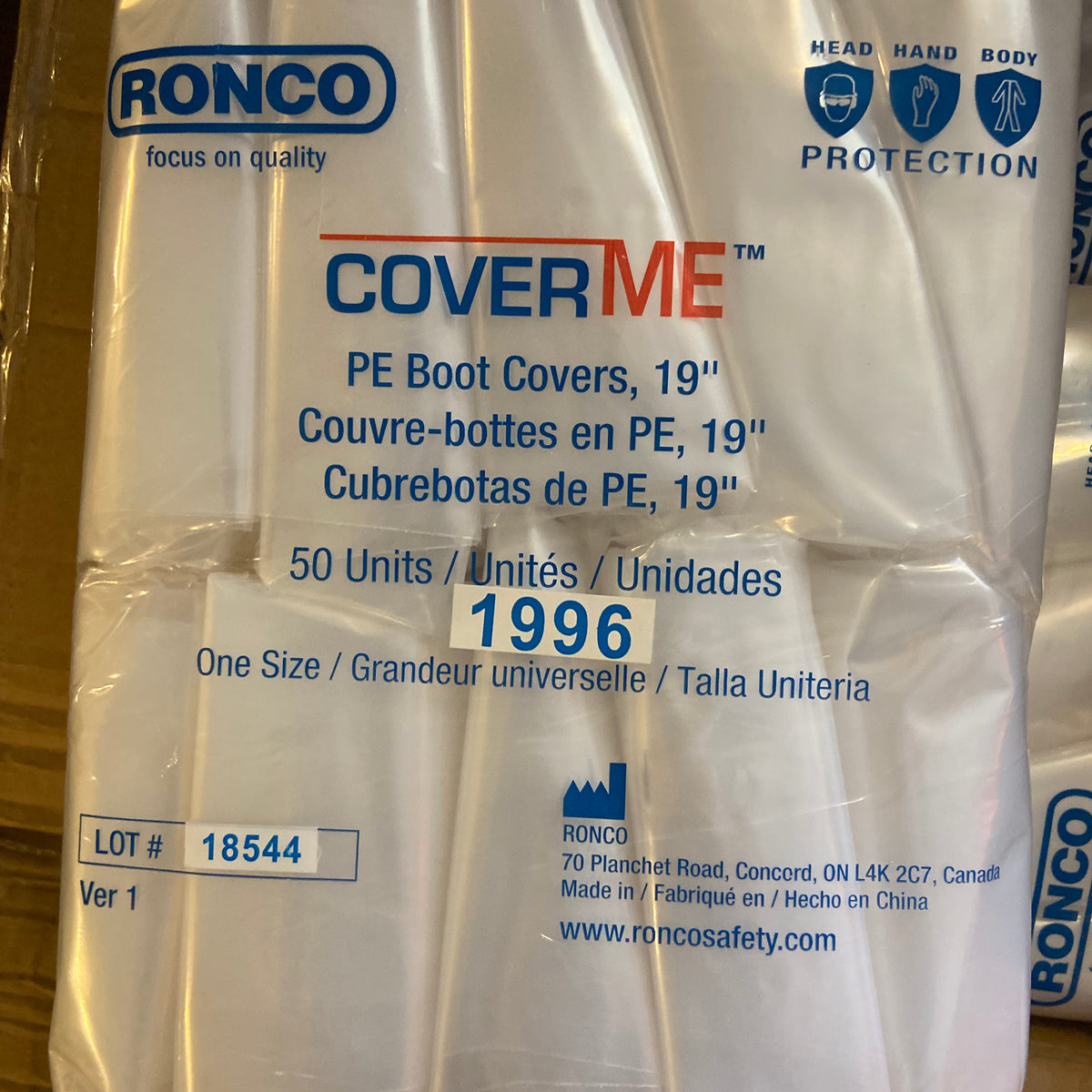 1996 19" PE Boot Covers – Pure Environmental Restoration Solutions ...