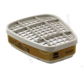 3M 6000 Series Gas / Vapour Respirator Cartridges - Organic - 6003/070 ...